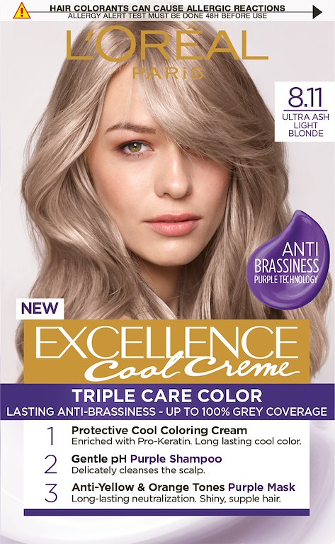 Excellence 8.11 Ultra ash Light blonde