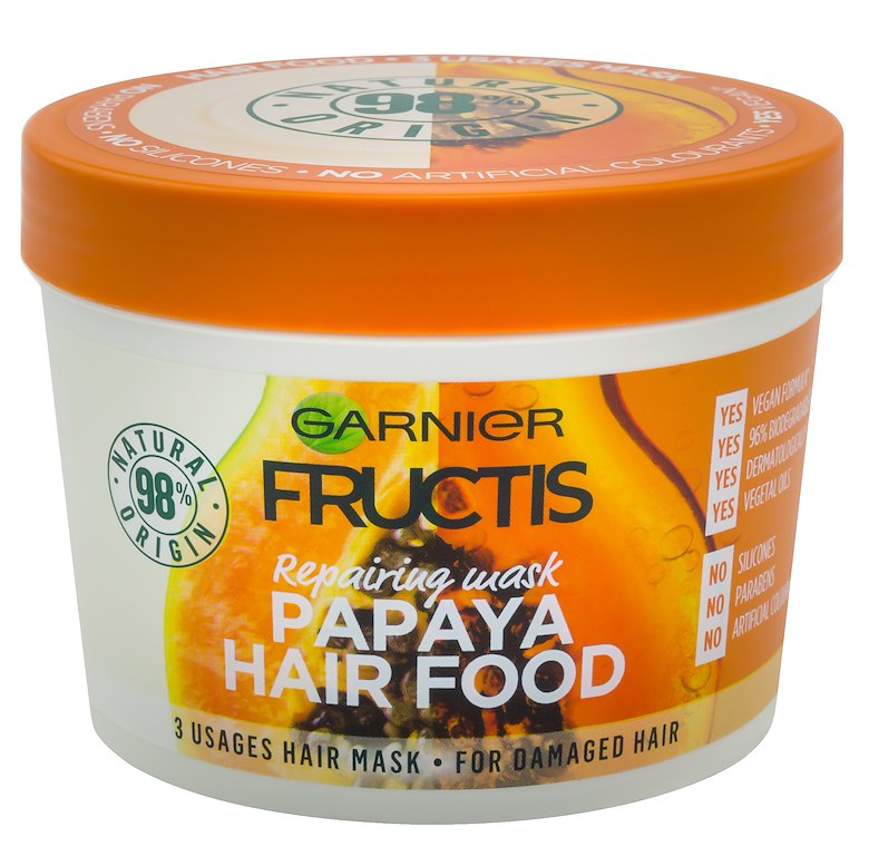 Fructis hairfood nega papaja 390 ml