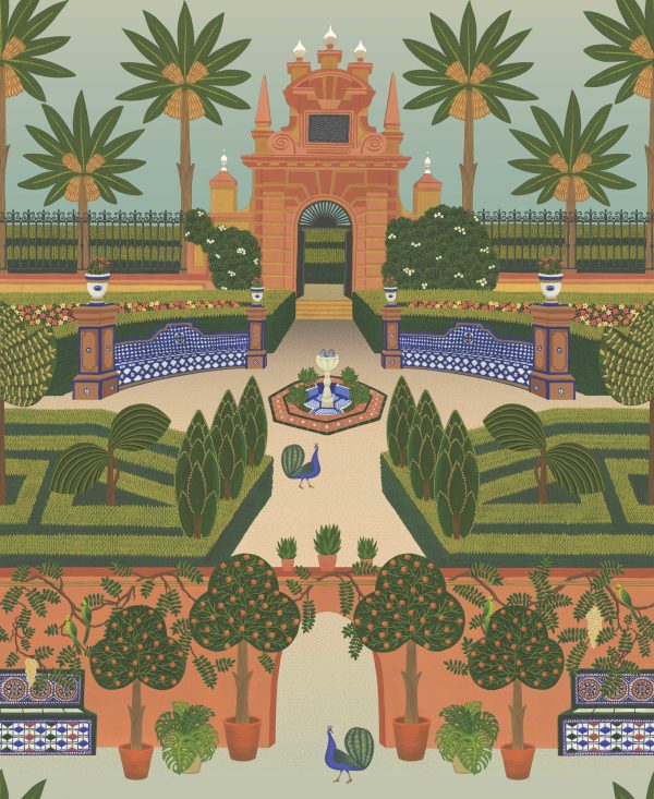 Alcazar Gardens Wallpaper 117/7020 by Cole & Son