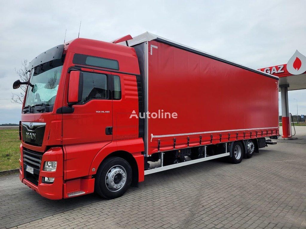 MAN TGX 26.460 9.6M 26EP NOWA ZABUDOWA kamion sa klizna zavesa cerada