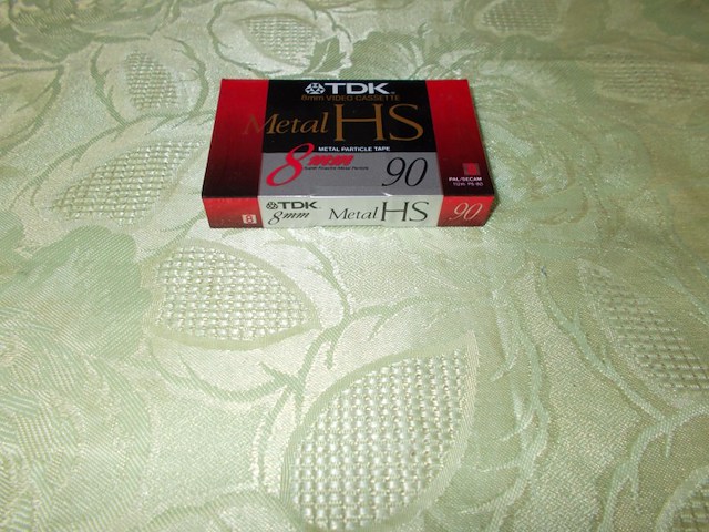 TDK Metal HS SP 90 - 8mm Video Cassette za kamkordere