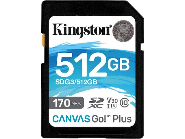Najbrze Kingston SD 4K kartice - 512GB - 170MB/s!