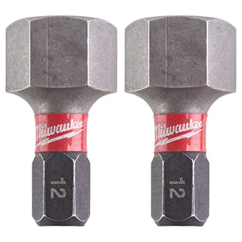 Milwaukee udarni bitsevi HEX 12 x 25mm 1/4" 2 kom 4932430900