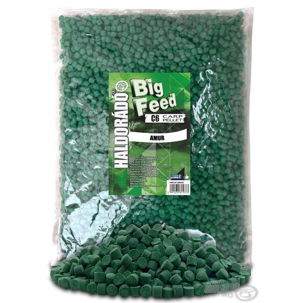 HALDORÁDÓ Big Feed – C6 Pellet – Amur 2kg