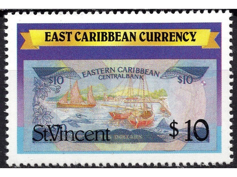St, Vincent East Caribbean 1987.