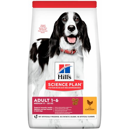 Hills Dog Adult Medium Piletina 2.5Kg