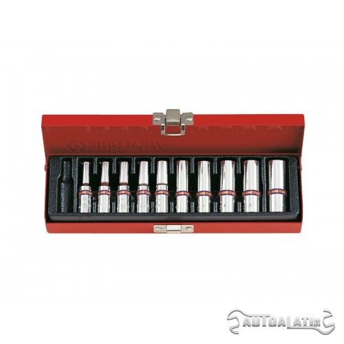 Set dugih colovnih gedora na 1/4" 4-13mm 6 uglova od 10 komada 2510SR