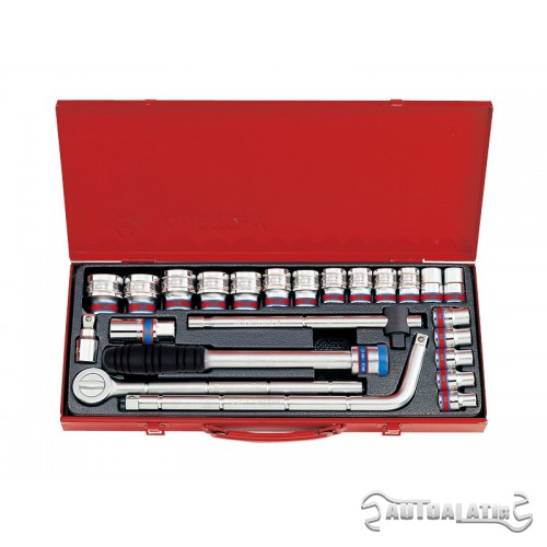 Set gedora na 1/2" od 24 komada colovni 6 uglova SAE4524SR