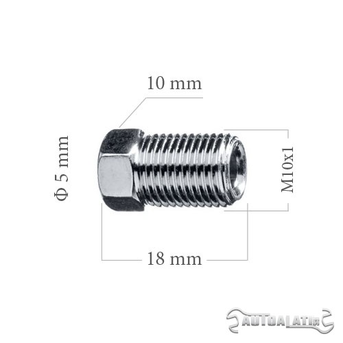 Holander M10x1 18mm dužine