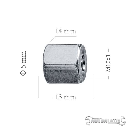 Holander M10x1 13mm dužine