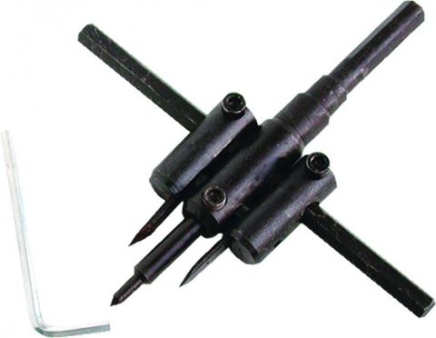 Podesivi sekač rupa, 2 noža - ∅30-120mm , EC