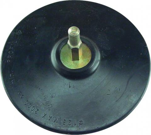 Gumeni disk za bušilicu 125mm , čičak, EC