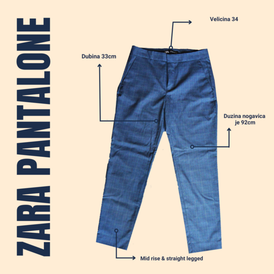 Zara poslovne pantalone