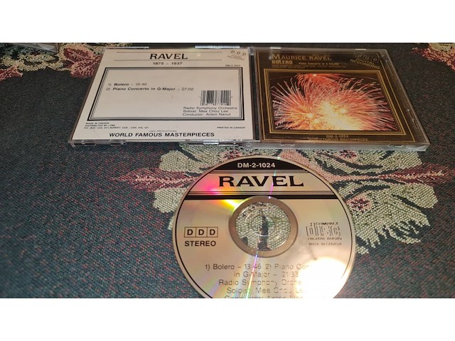 Ravel - Bolero / Piano concerto in G-major , ORIGINAL