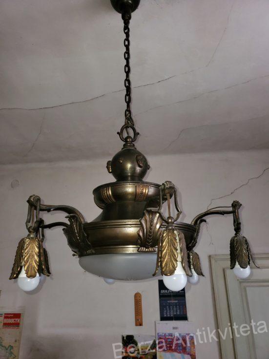 Art Nouveau chandelier.