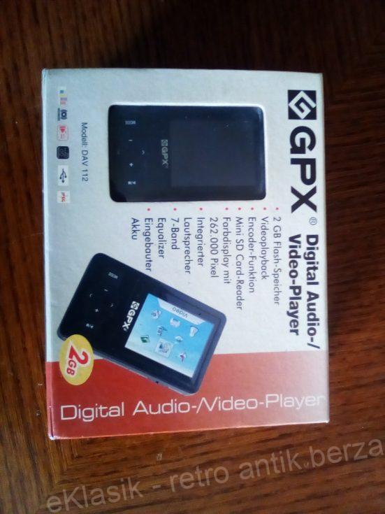GPX Audio video plejer