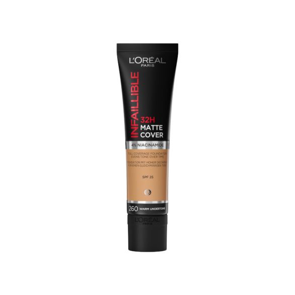 L’Oreal Paris Infaillible 32H Matte Cover 260 Solei tečni puder