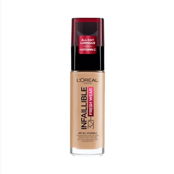 L’Oreal Paris Infaillible 24H Fresh Wear Tečni puder 140 Golden Beige