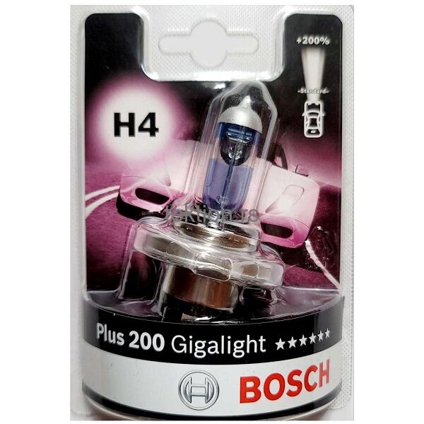 Bosch auto sijalica Gigalight Plus 200 12V H4 60/55W Blister