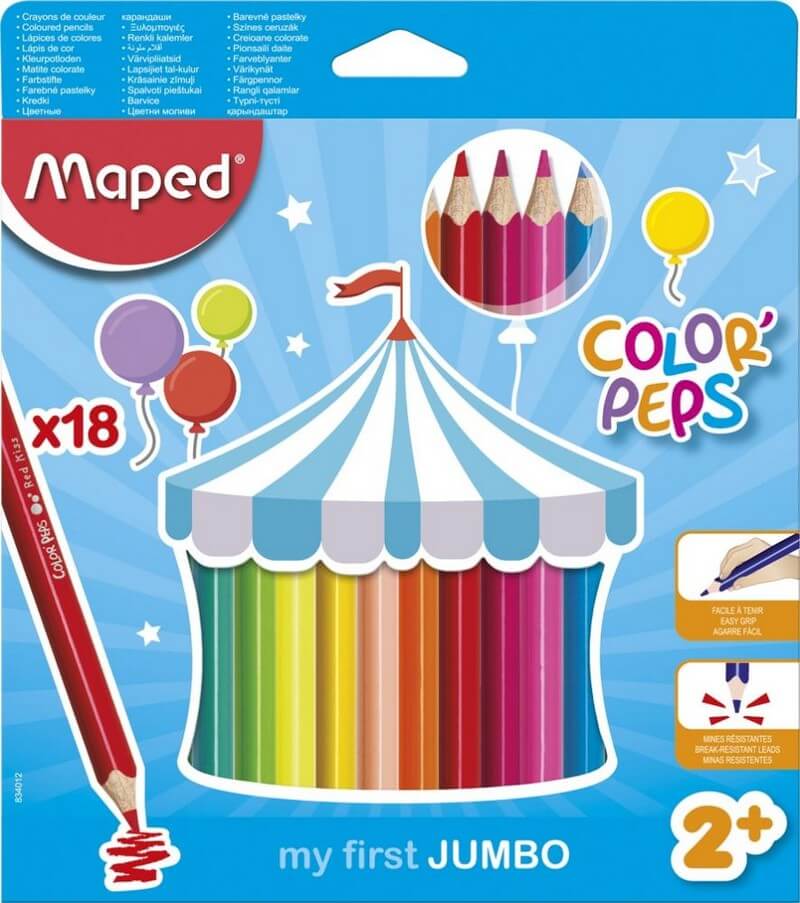 Maped Bojice Color MaXI 1/18 Maped Colour Peps Jumbo