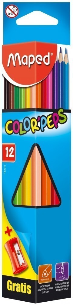 Maped Bojice Color Peps 1/12 + Rezac