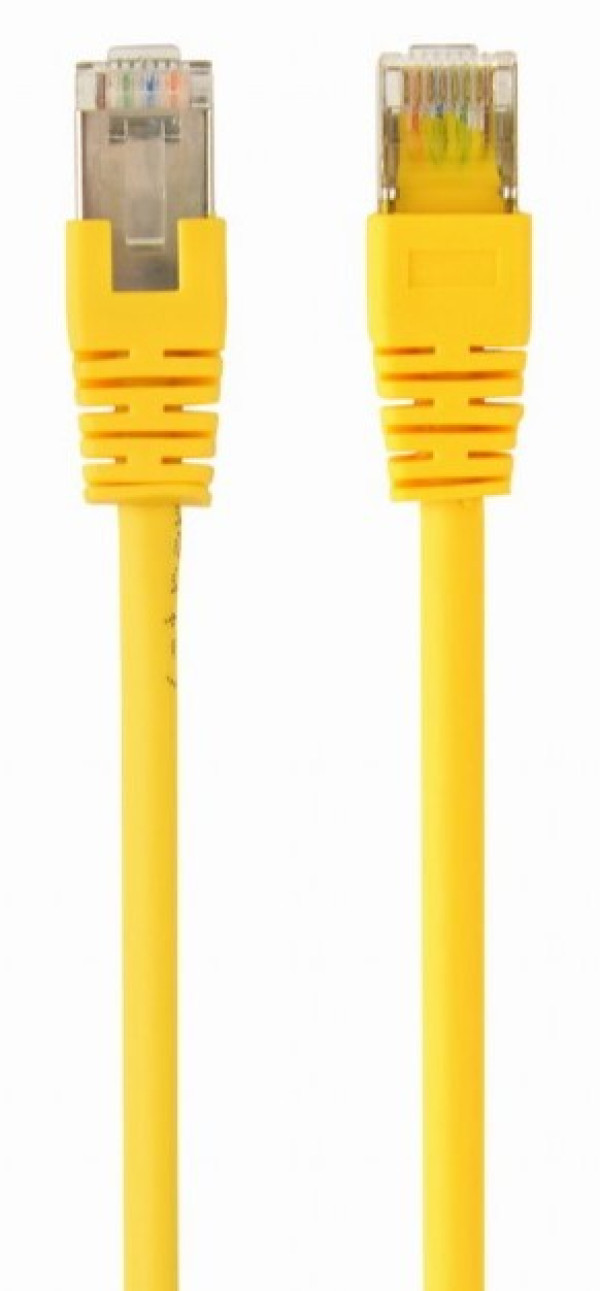 PP22-0.5M/Y Gembird Mrezni kabl FTP Cat5e Patch cord, 0.5m yellow