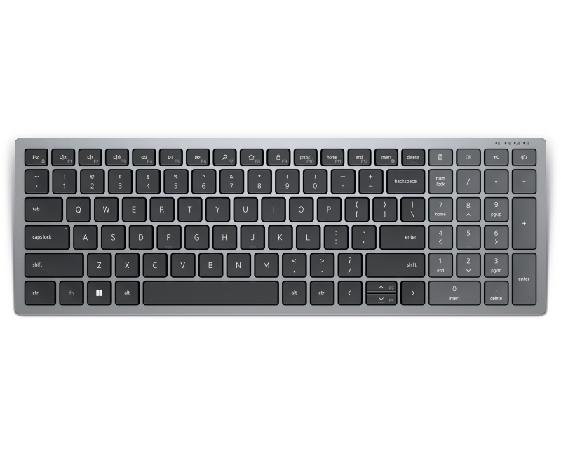 DELL KB740 Compact Multi-device US wireless tastatura siva