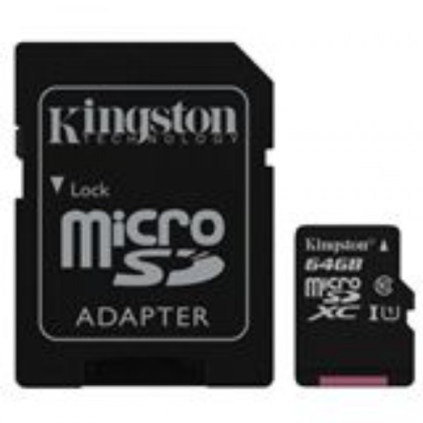 Micro SD 64GB Kingston Canvas Select Plus SDCS2/64GB Class10