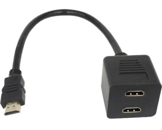 Fast ASIA Adapter HDMI M/2F spliter