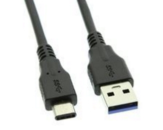 E-GREEN Kabl USB 3.0 A – USB tip C 3.1 M/M 1M crni
