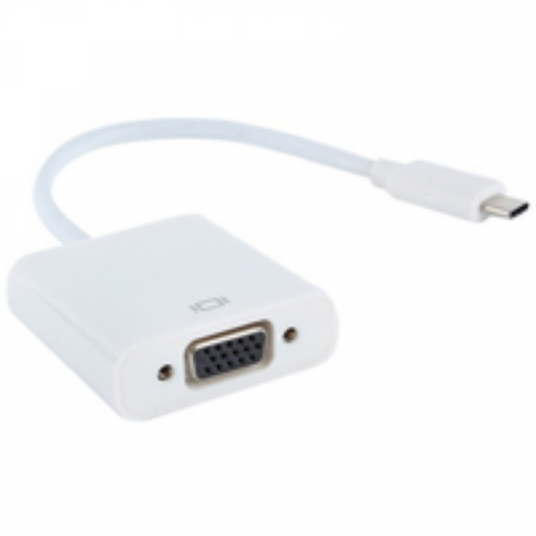 Adapter E-Green USB 3.1 tip C (M) - VGA (F) beli