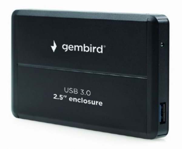 EE2-U3S-2 Gembird USB 3.0 Externo kuciste za 2.5\'' SATA hard diskove, aluminium, crni