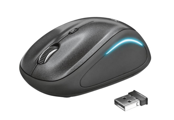 Trust YVI FX WIRELESS MOUSE BLACK (22333)