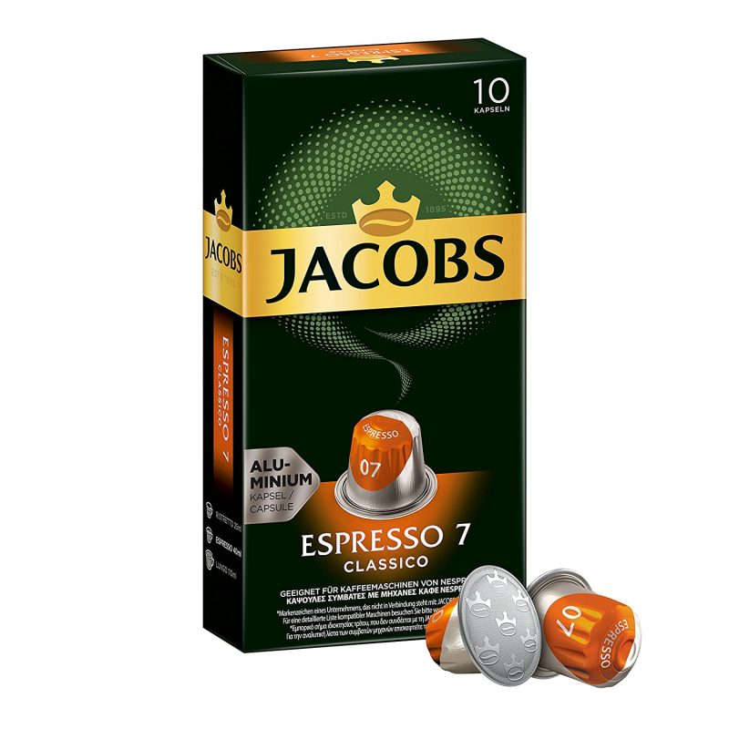 JACOBS Espresso 7 Classico Nespresso® Kompatibilne Kapsule 10/1