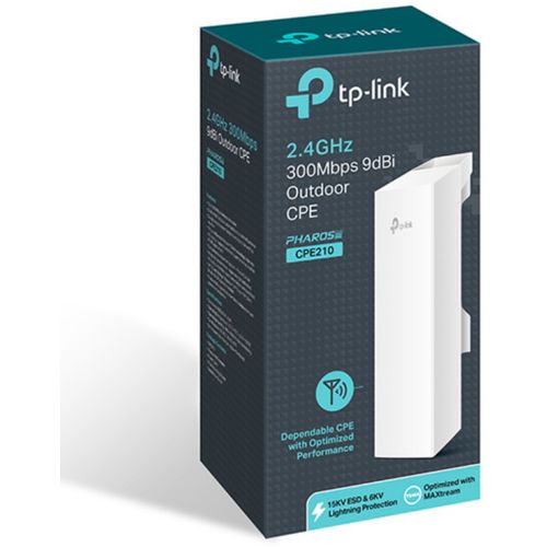 TP-LINK Acces point CPE210 Wi-Fi/N300/300Mbs/2,4Ghz/9dbi