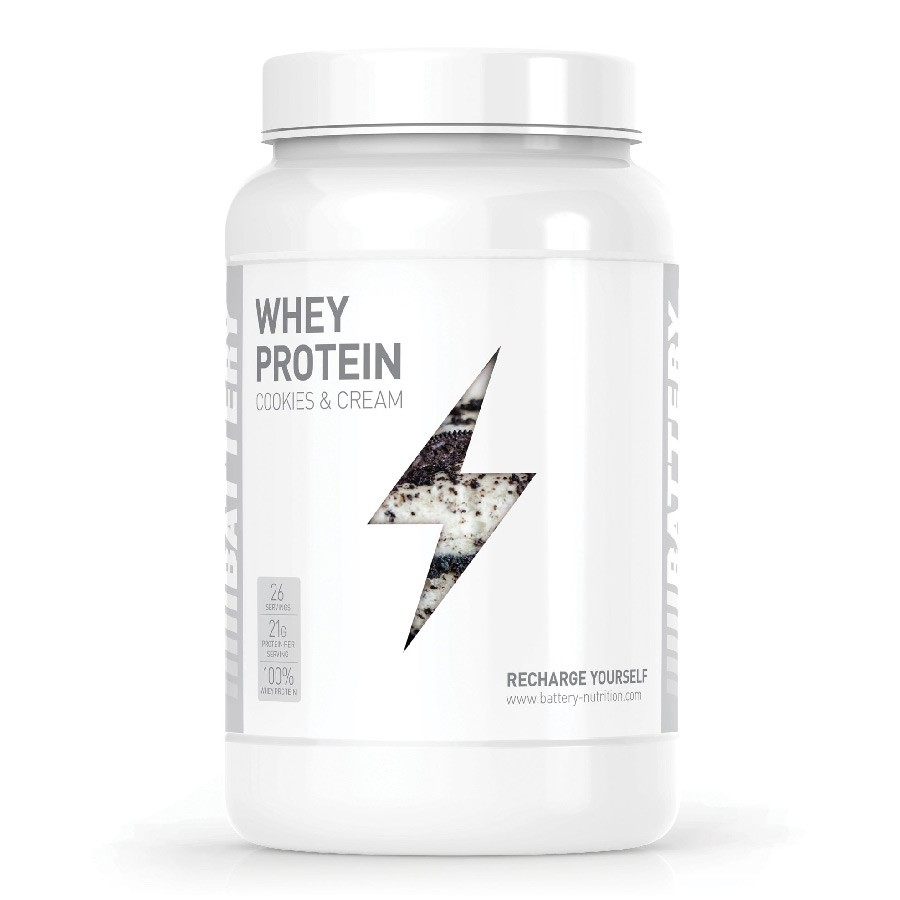 BATTERY WHEY Protein Cookies & Cream 800g