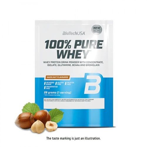 BioTech USA Pure Whey 28g Lešnik