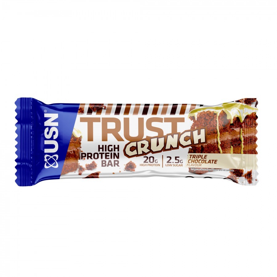 USN TRUST Crunch bar 60g Triple Chocolate