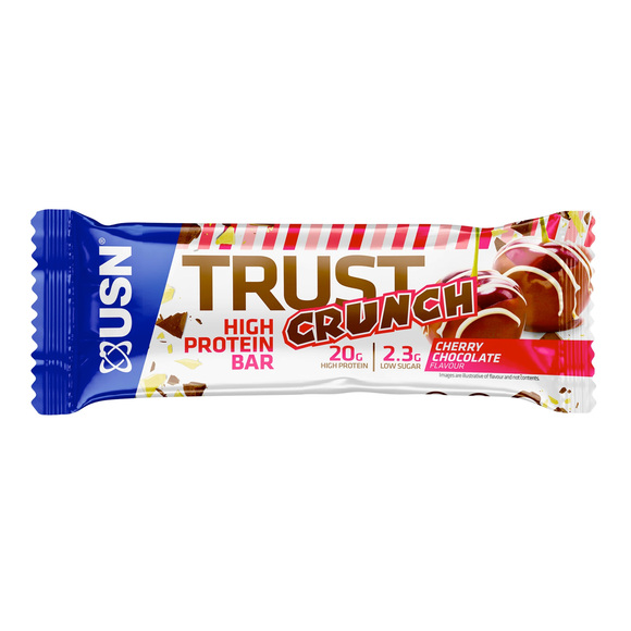USN TRUST Crunch bar 60g Chocolate + Cherry