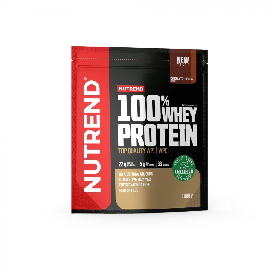 NUTREND 100% Whey protein Strawberry