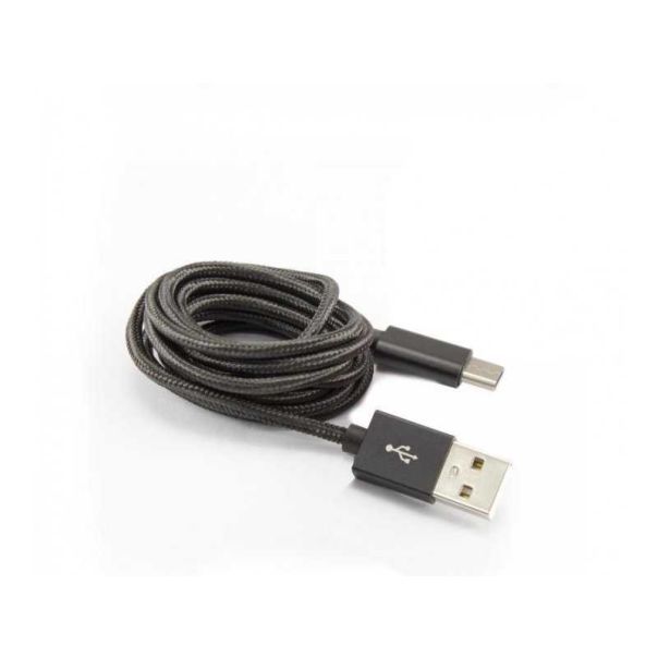 S BOX Kabl USB A – Type C, Fruity 1,5m, Black