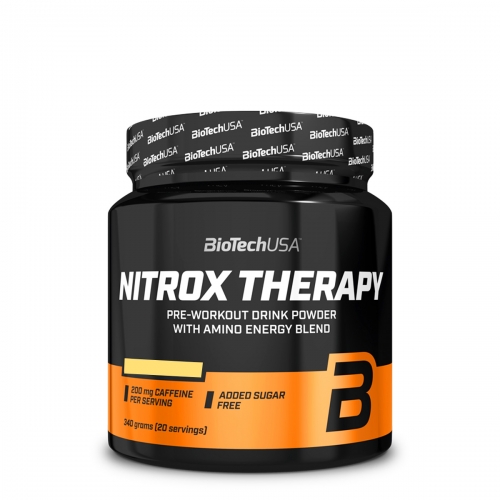 BioTechUSA Nitrox Therapy pre-workout formula brusnica 340g