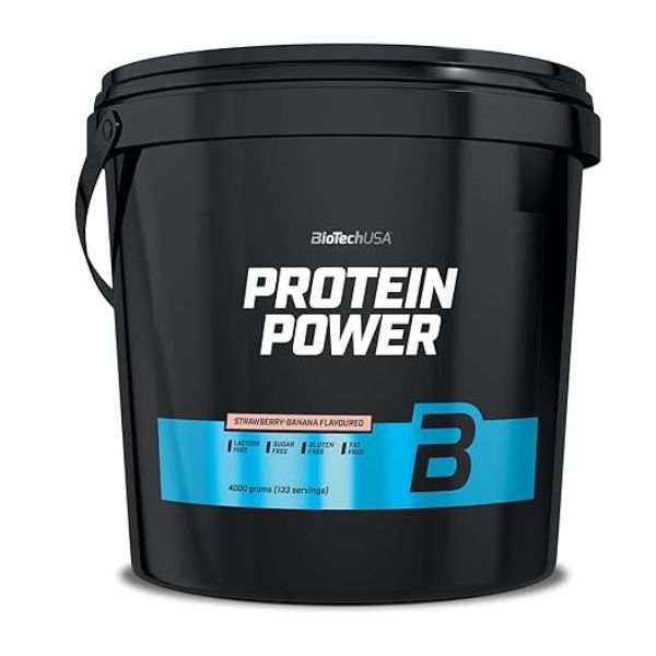 BioTechUSA Protein Power jagoda-banana 4kg