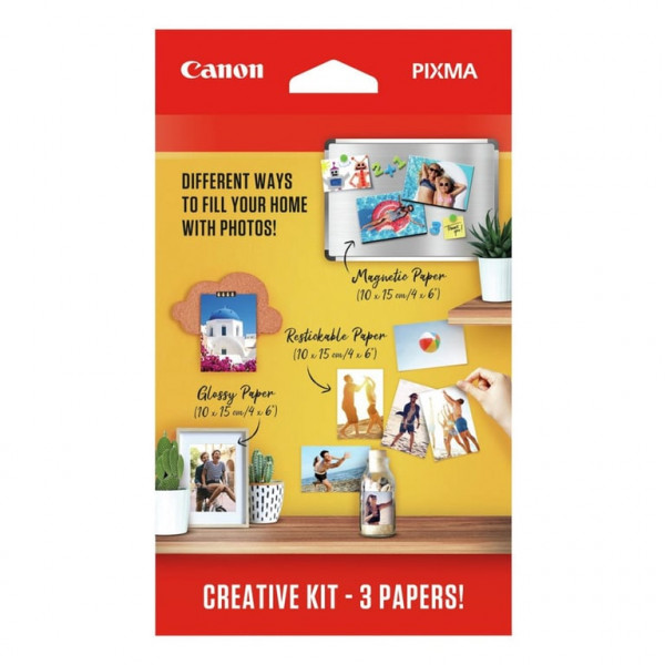 Pixma Creative Kit (MG101 4x6, RP-10 4x6, PP201 4x6) 60 listova 15.24 x 10.16 cm