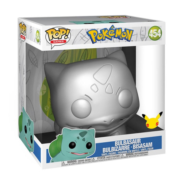 Pokemon POP! Viny - Bulbasaur Silver Metalic 10\''