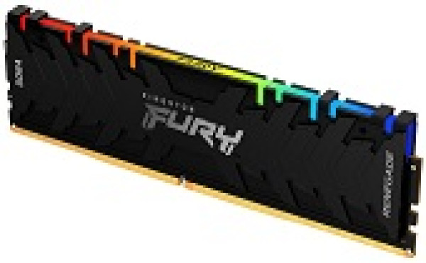 DDR4 8GB 3200MHz [FURY RENEGADE RGB], Non-ECC UDIMM, CL16 1.35V, 288-Pin 1Rx8, w/RGB Heatsink ( KF432C16RBA/8 )