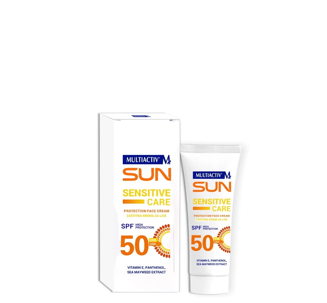 MULTIACTIV SUN SENSITIVE CARE KREMA ZA SUNČANJE SPF50 50ML