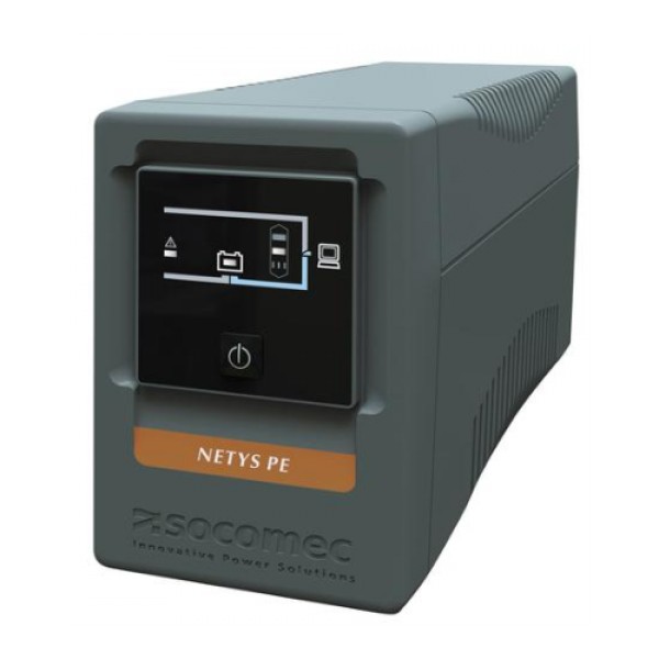 UPS Socomec NeTYS PE 650VA/360W 230V 50/60Hz AVR, Step wave, RJ45, 1xUSB