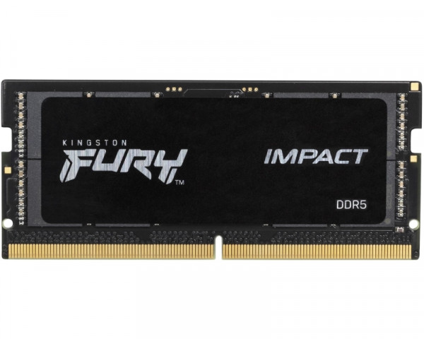 KINGSTON SODIMM DDR5 16GB 4800MTs KF548S38IB-16 Fury Impact black