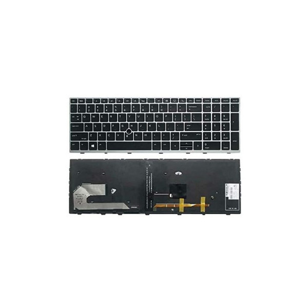 Tastatura za laptop HP EliteBook 755 G5 850 G5 850 G6 mali enter sa ramom i pozadisnkim osvetljenjem